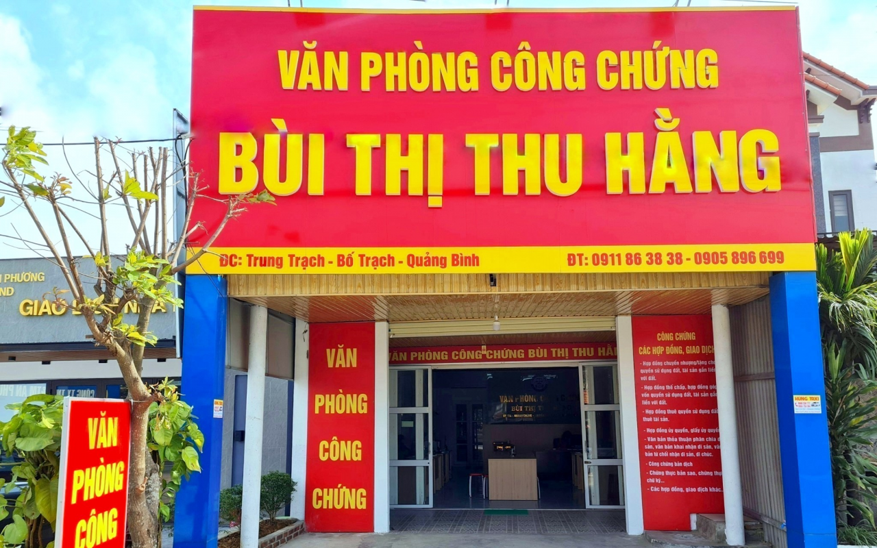 Công chứng Bùi Thị Thu Hằng - Thông tin và địa chỉ Văn phòng
